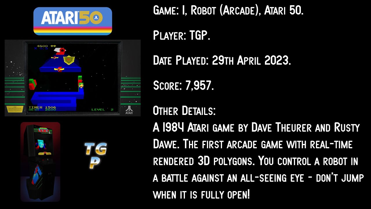 I, Robot (Arcade) - Atari 50 - PC / Steam - 7,957 points. - YouTube