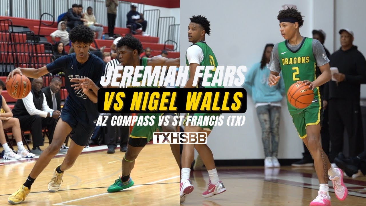 Jeremiah Fears vs Nigel Walls | AZ Compass vs St Francis Houston Texas ...