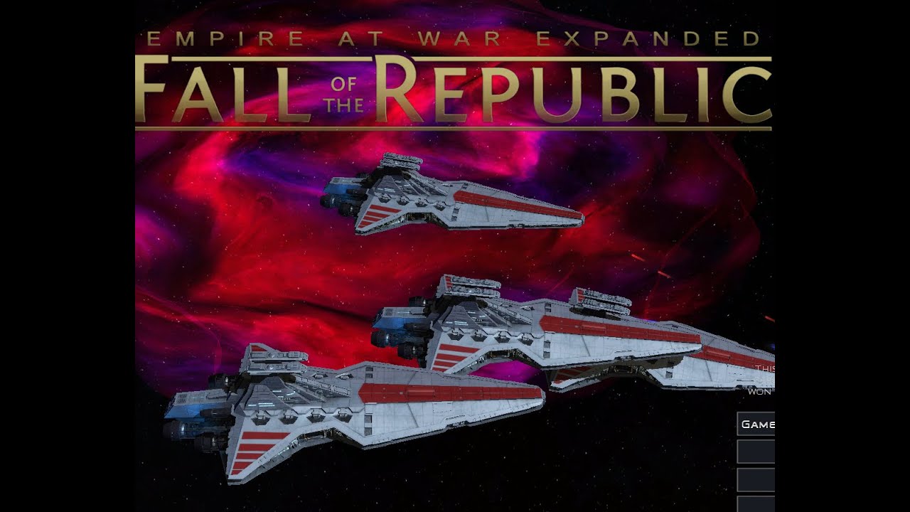 Star Wars Empire at War Fall of the Republic MOD: Liberation - YouTube