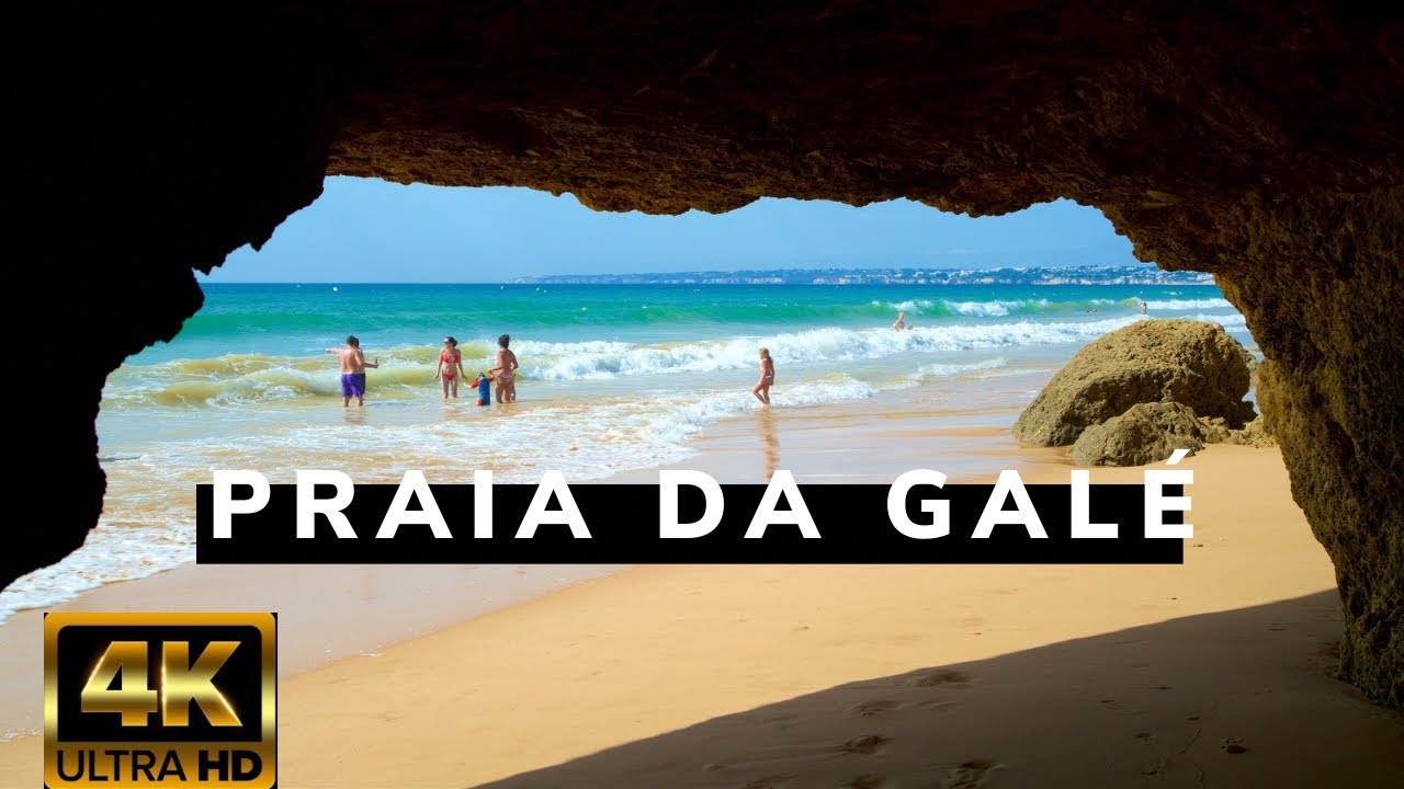 4K Paradise Beach Walk - Praia da galé - Portugal Beach - Algarve 2022 ...