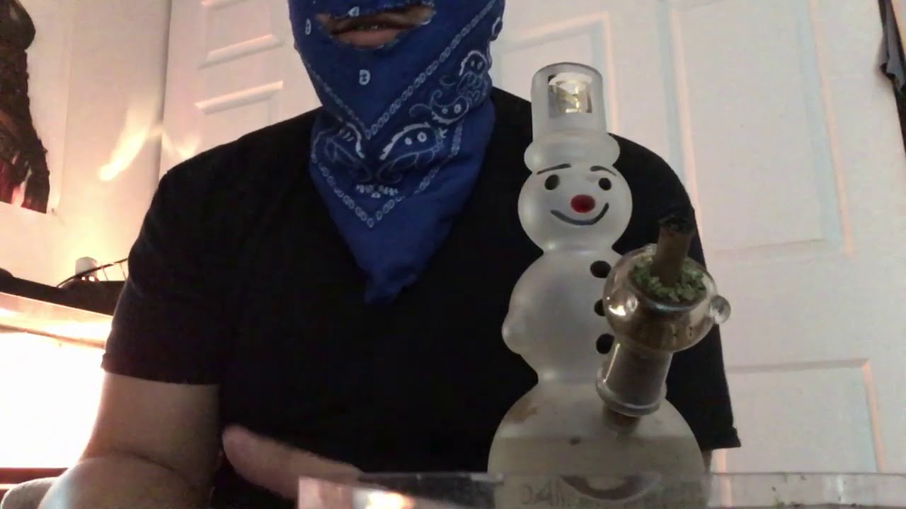 1st video - me smoking with my lizard (I tapped like a light weight ...