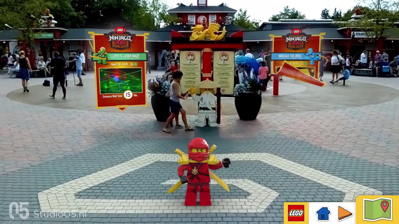 Legoland Denmark Wayfinding App Concept - YouTube