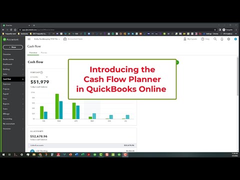 Introducing the Cash Flow Planner Tool in QuickBooks Online (QBO) - YouTube