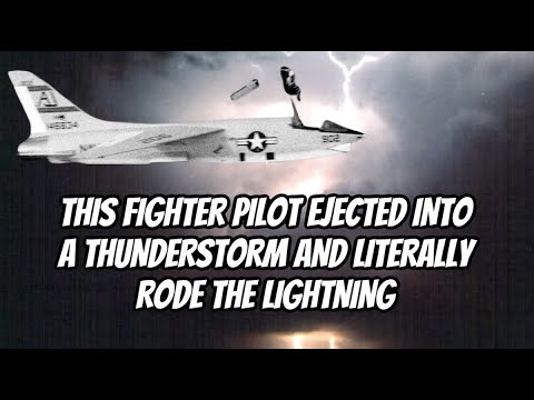 This Fighter Pilot Ejected into a Thunderstorm and Literally Rode the Lightning