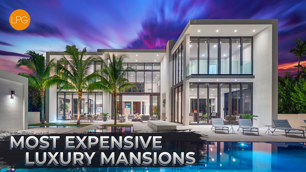 3 HOUR TOUR OF THE MOST EXPENSIVE MANSIONS AND LUXURY HOMES IN AMERICA ...