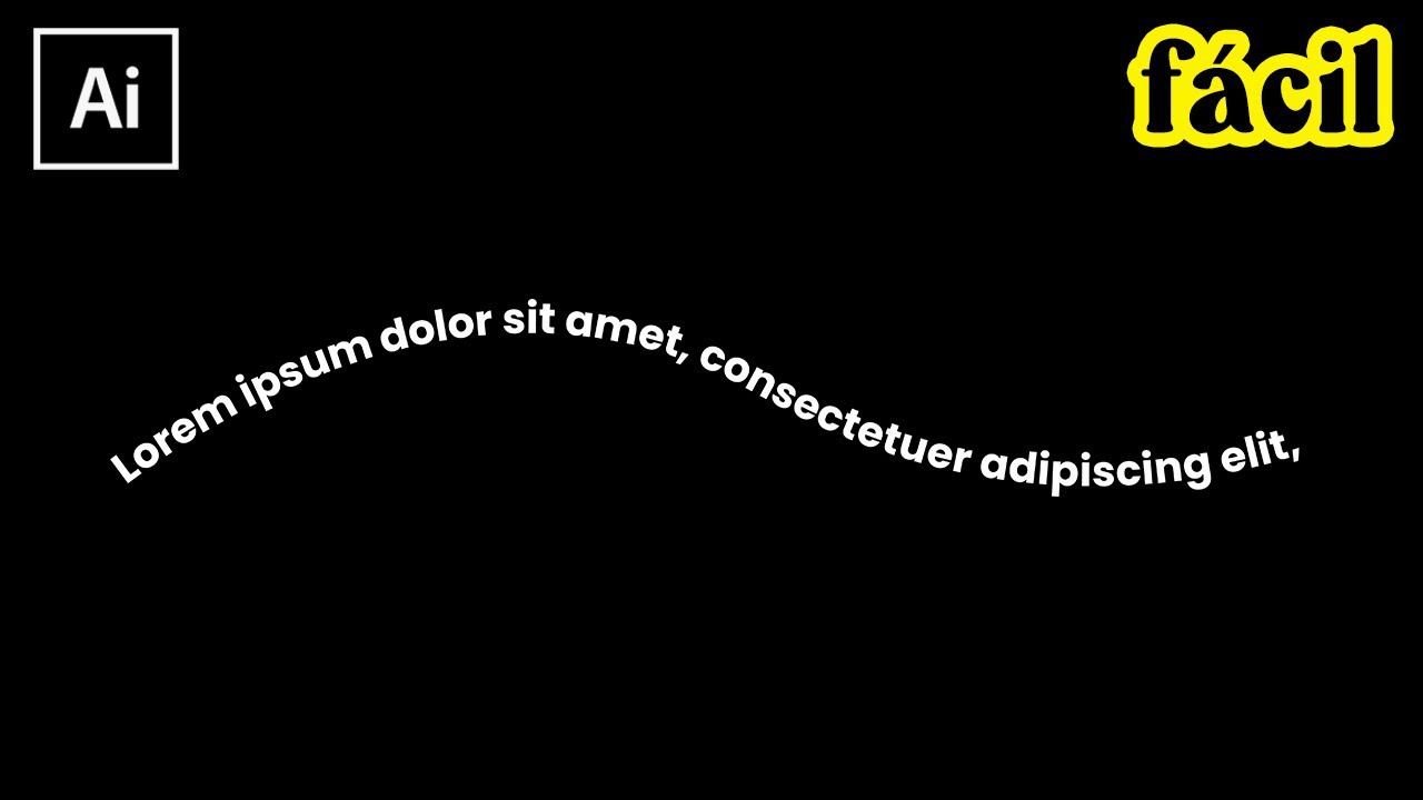 Cómo crear texto en trazado en Illustrator 2023 | Sinergia - YouTube