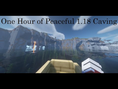 One Hour of Peaceful Minecraft 1.18 Caving (Gameplay Sounds Only) ASMR?