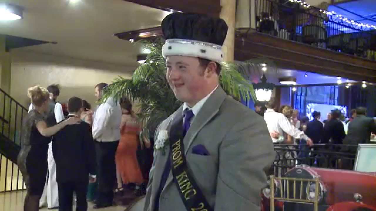 Students elect disabled classmate to be Prom King - YouTube