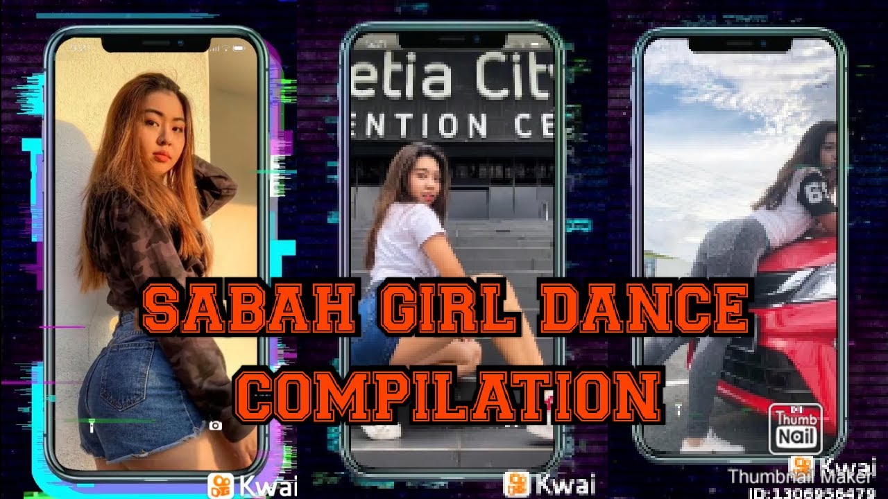 SABAH GIRL DANCE COMPILATION | KWAI HOT - YouTube