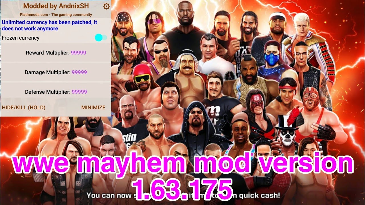 Wwe mayhem mod version 1.63.175 mod apk Survivor Series - YouTube