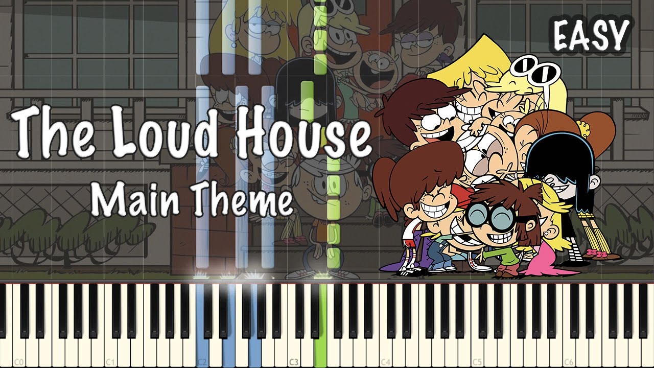 The Loud House『Main Theme』Piano Tutorial • EASY - YouTube