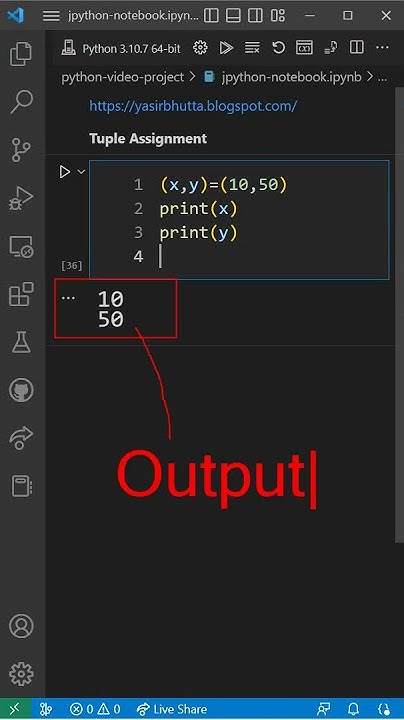 Tuple Assignment Python Tips Youtube