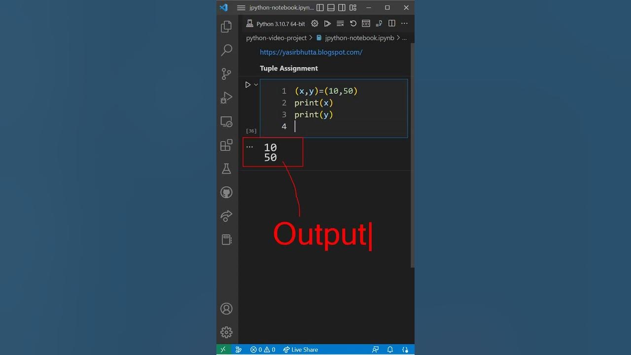 Tuple Assignment Python Tips Youtube