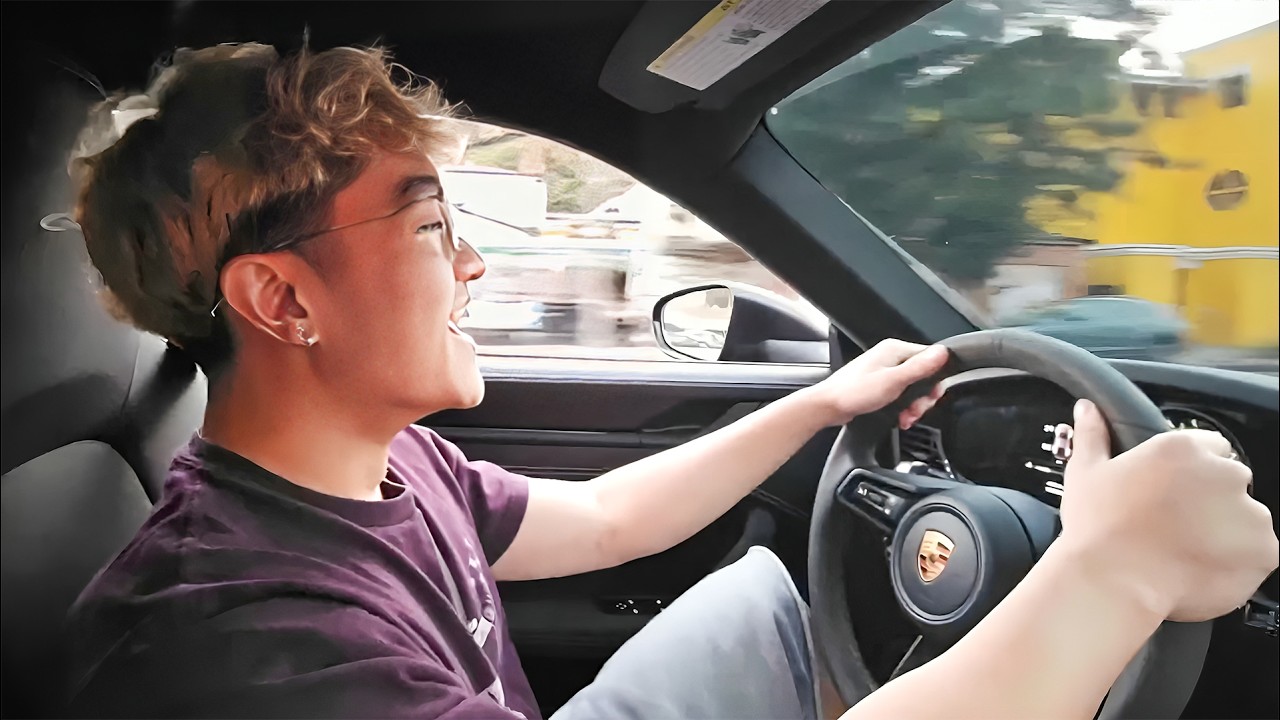 JASON Drives RON'S PORSCHE GT3 *NEAR CRASH* - YouTube