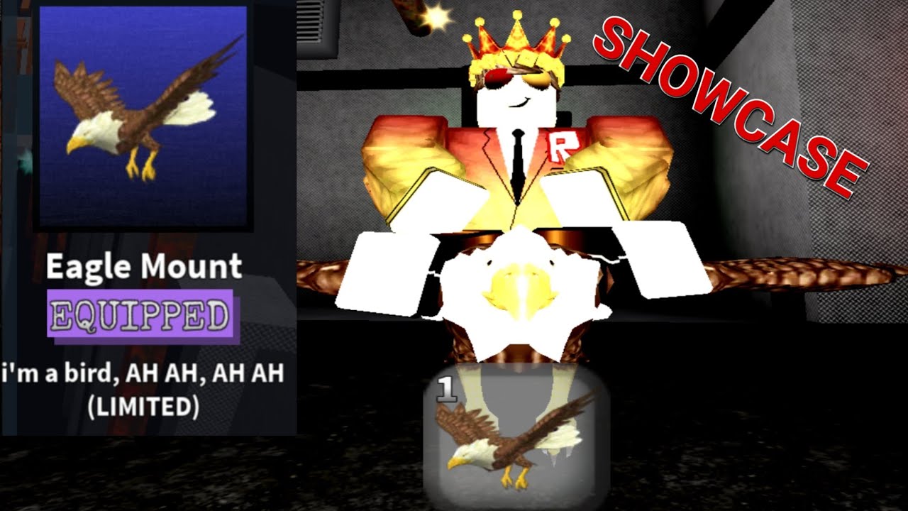 Roblox Bear Alpha Eagle Mount gear showcase - YouTube