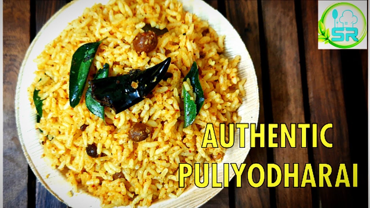 Authentic puliyodharai | puli sadham| traditional variety rice ...