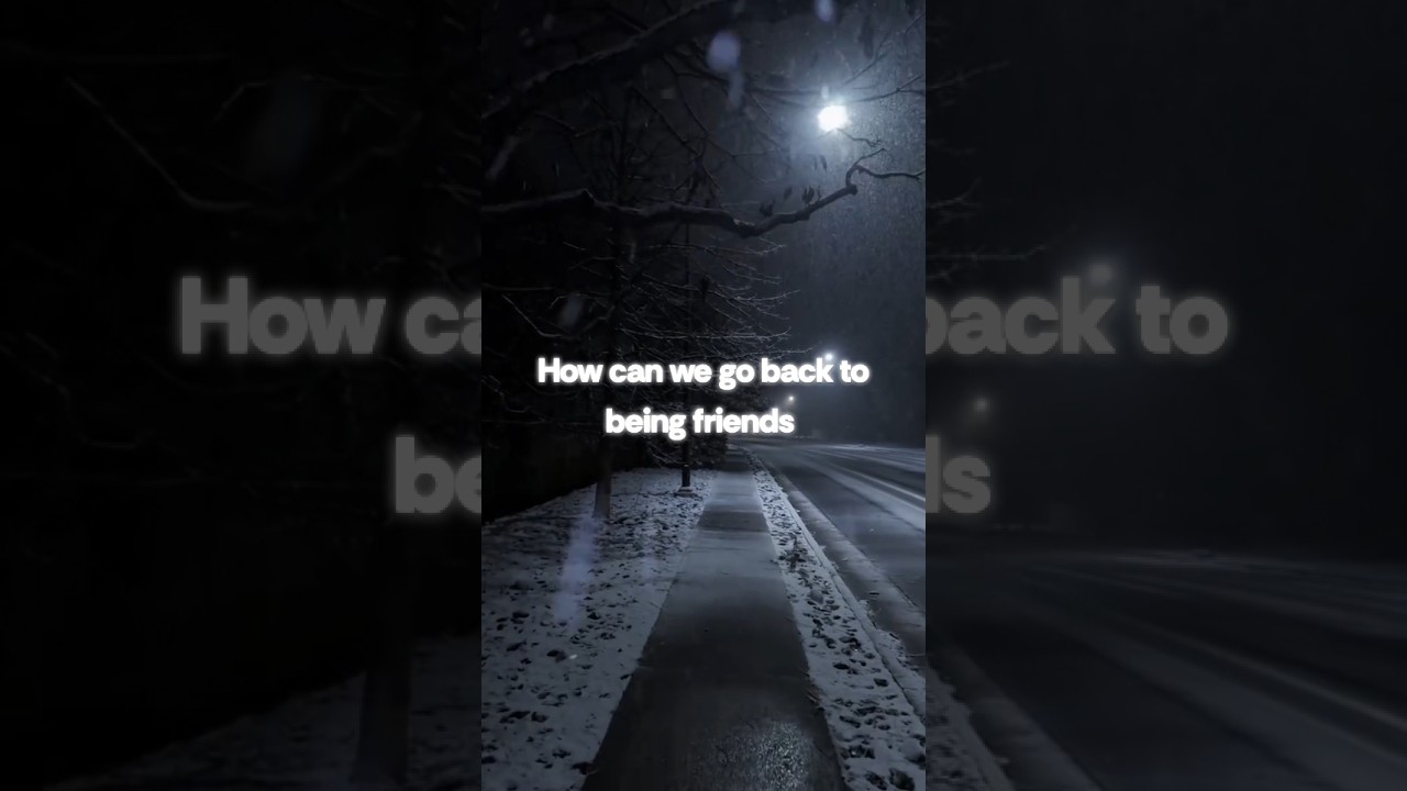 back to being friends - sombr | aesthetic | sad #lyrics #music - YouTube