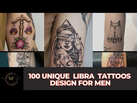 100 Unique Libra Tattoo Designs For Men | Libra tattoo for boys | Men ...