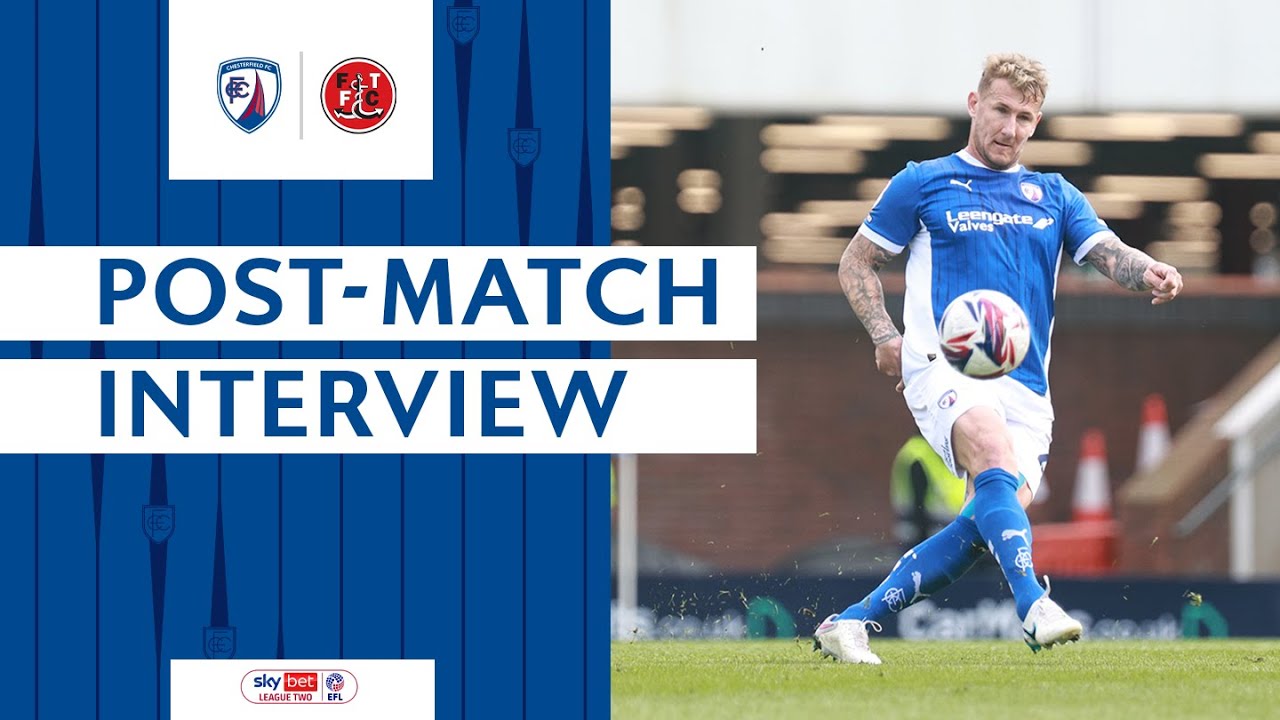 INTERVIEW | Kyle McFadzean post-Fleetwood Town - YouTube