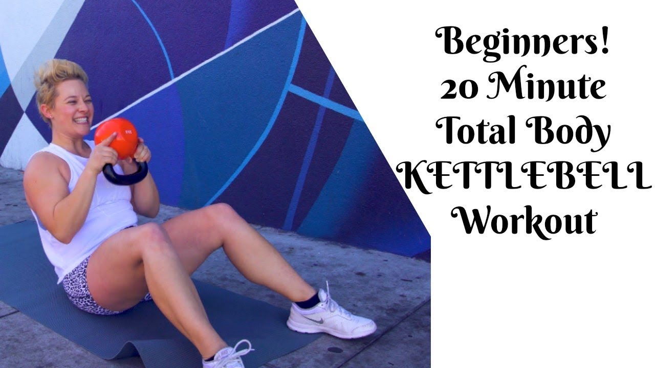 Beginners! 20 Minute KETTLEBELL Total Body Workout - YouTube