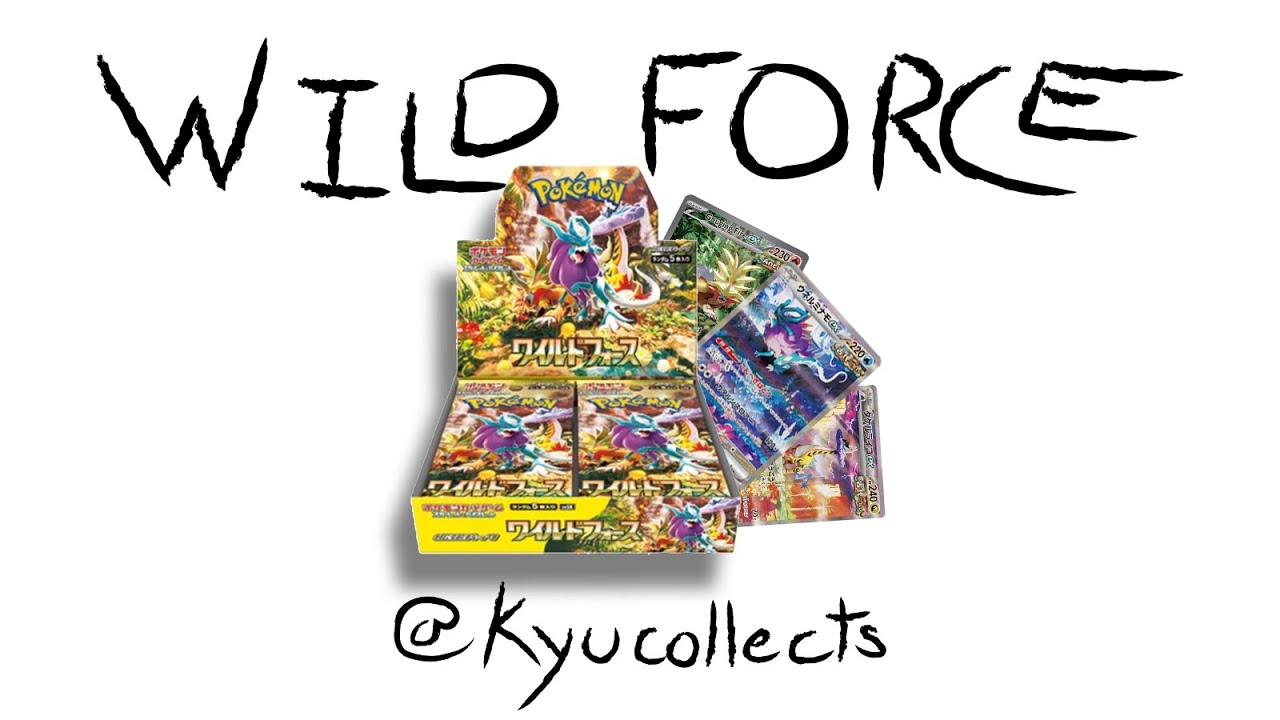 Opening NEW Pokemon TCG Wild Force Box! Japanese Scarlet & Violet Set ...