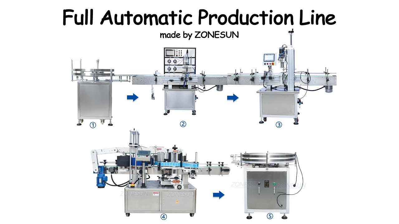 Full Automatic Production Line - YouTube