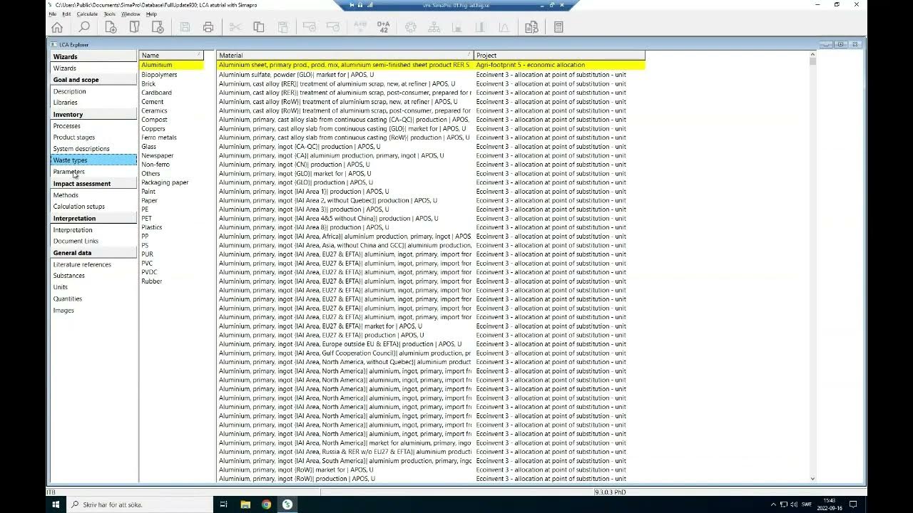 Introduction to SimaPro LCA software - YouTube