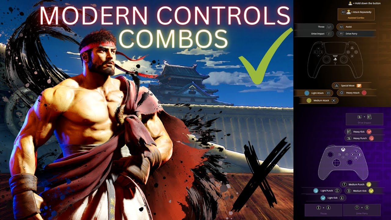 Ryu Modern Control Combos | SF6 - YouTube
