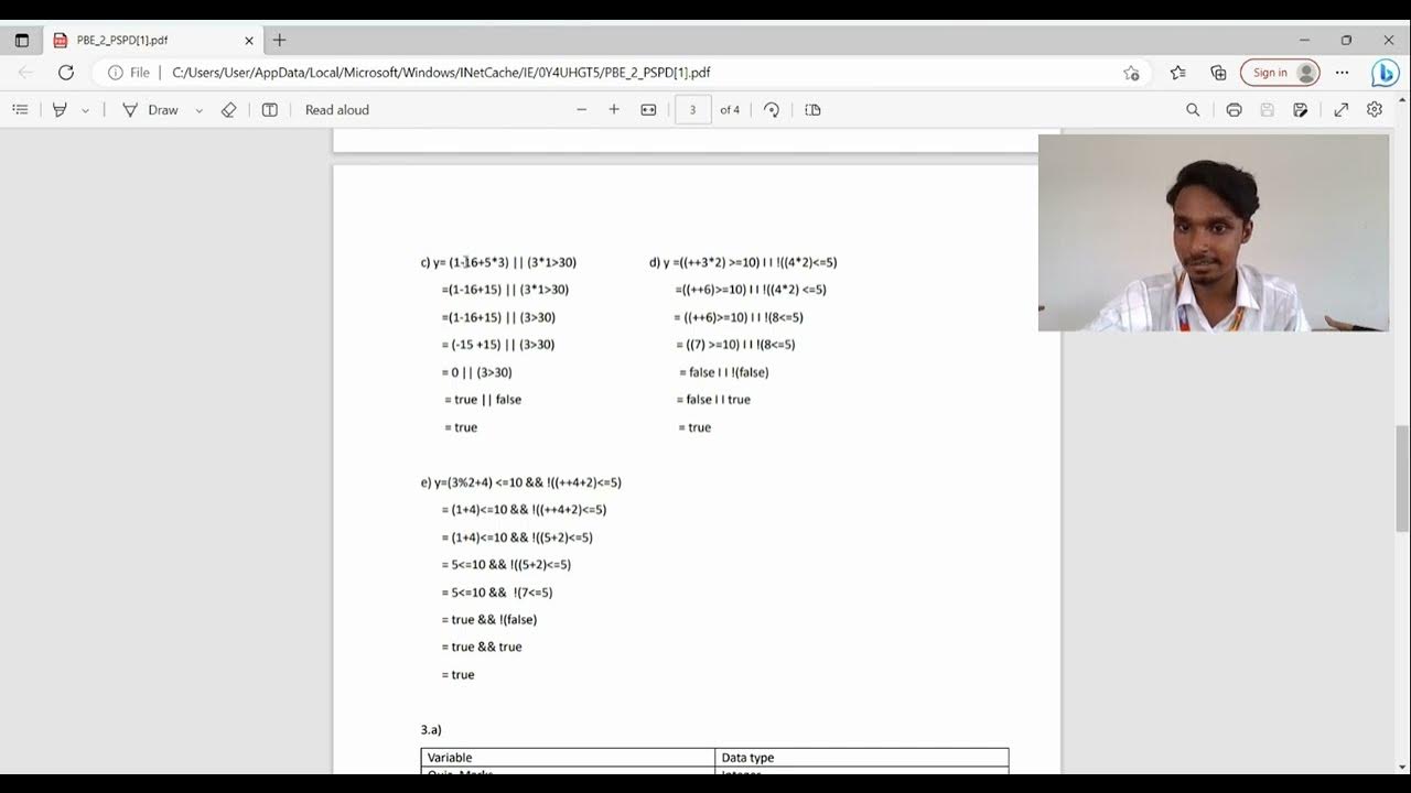 PBE 2 - PROBLEM SOLVING & PROGRAM DESIGN DFC_10212 - YouTube