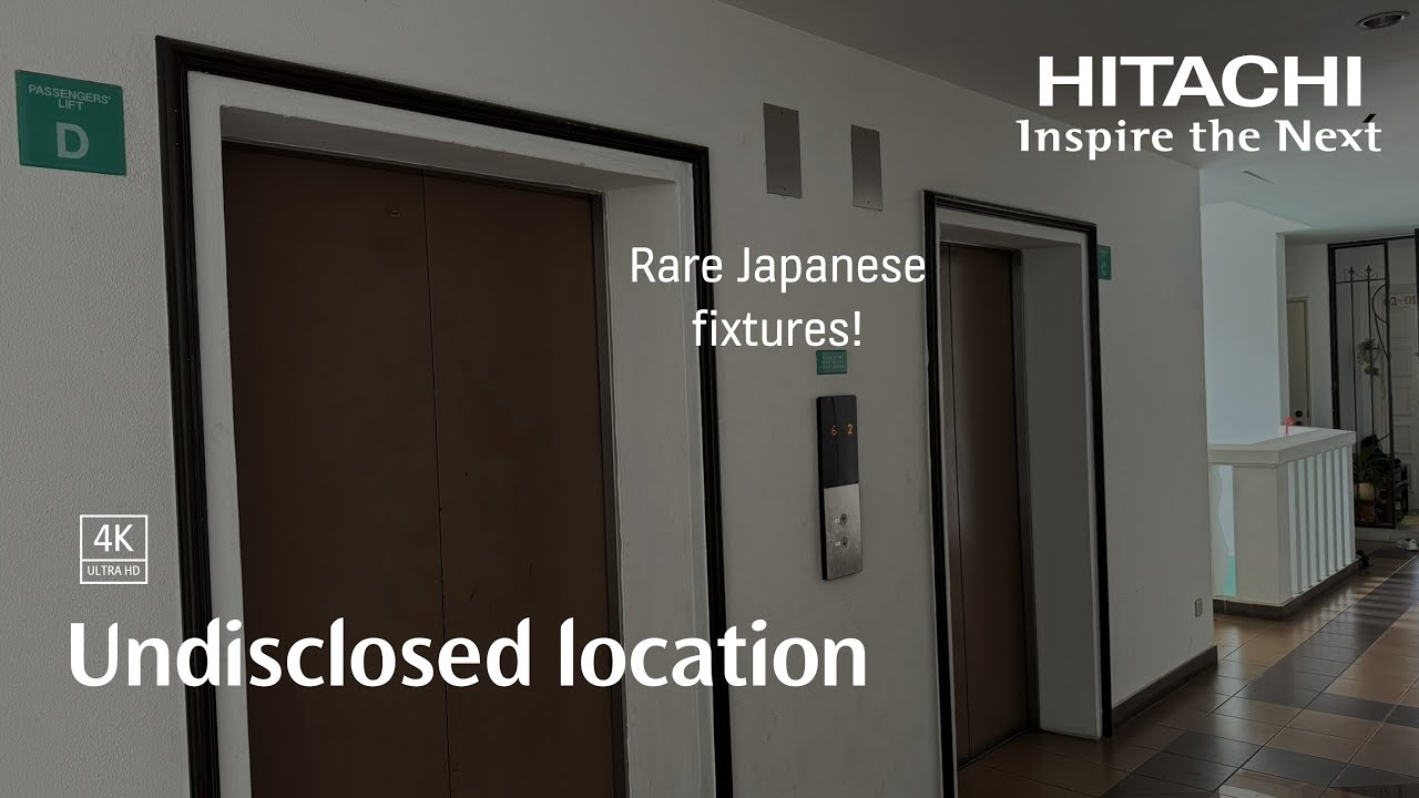 Hitachi lifts at an undisclosed location - YouTube