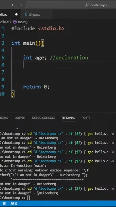 Coding Day-1 #programming #cprogramming #coding - YouTube