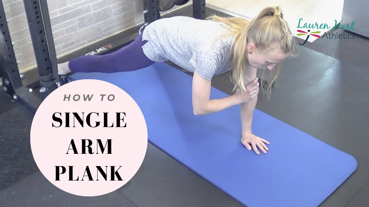 How to Single Arm Plank - YouTube