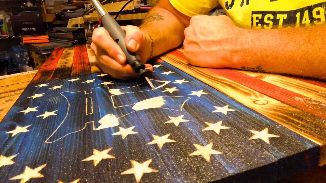 Wood Rakkasan Flag, 101st Airborne Division, Flag wall Hanging, Wood US ...