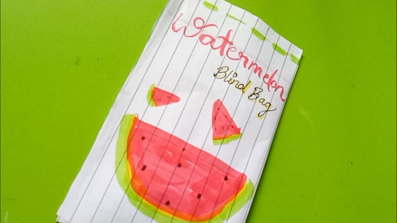 how to make blind bag tutorial #craftermadiha - YouTube