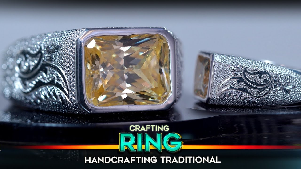 The Art of Men’s Silver Ring Crafting - YouTube