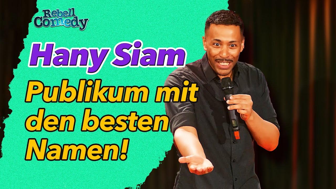 Hany VERZWEIFELT an den Namen der Zuschauer! | RebellComedy Stand-Up ...