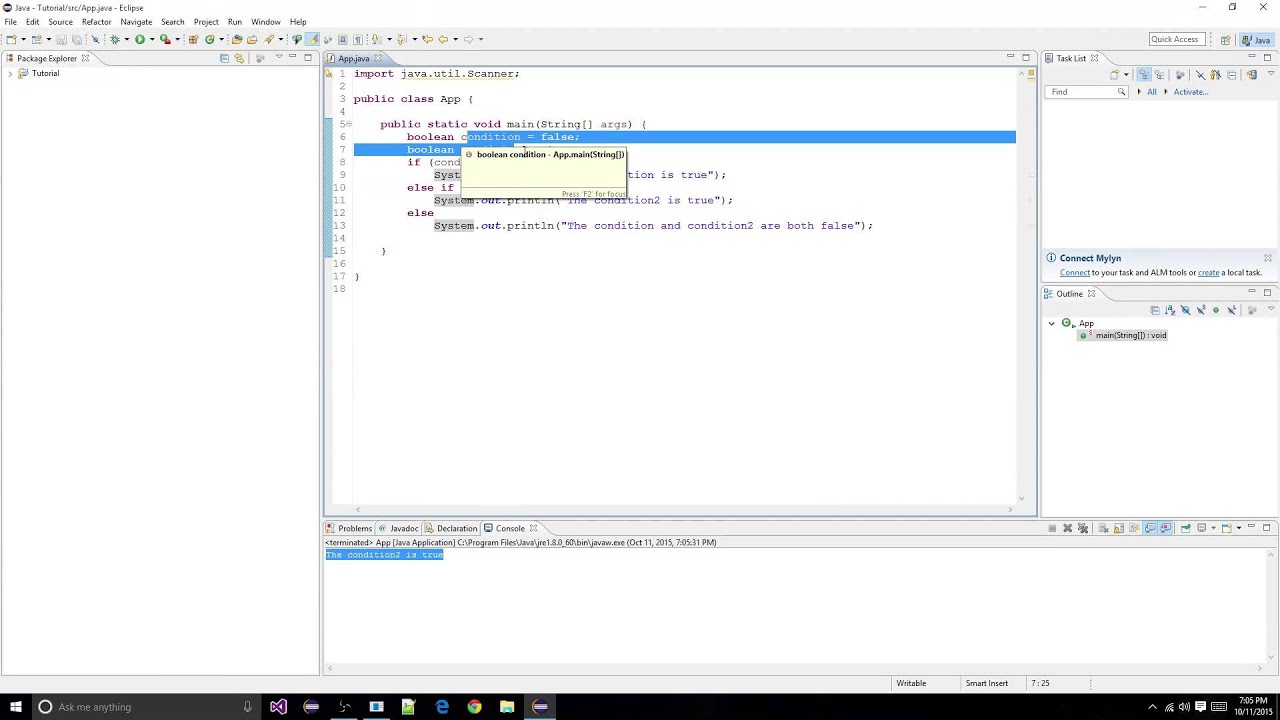 Java Tutorial 6 - If Statements - YouTube