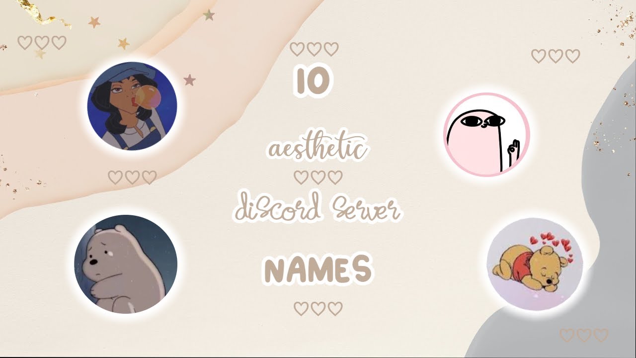🍓 ; 10 aesthetic discord server names - YouTube