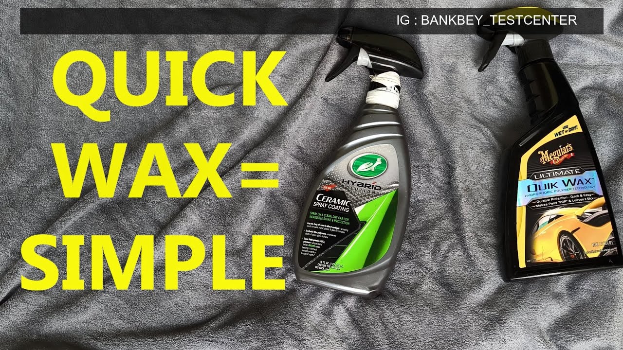 Cuma Uji Quick Wax Ringan Buat Selingan : Turtlewax Spray Coating v ...