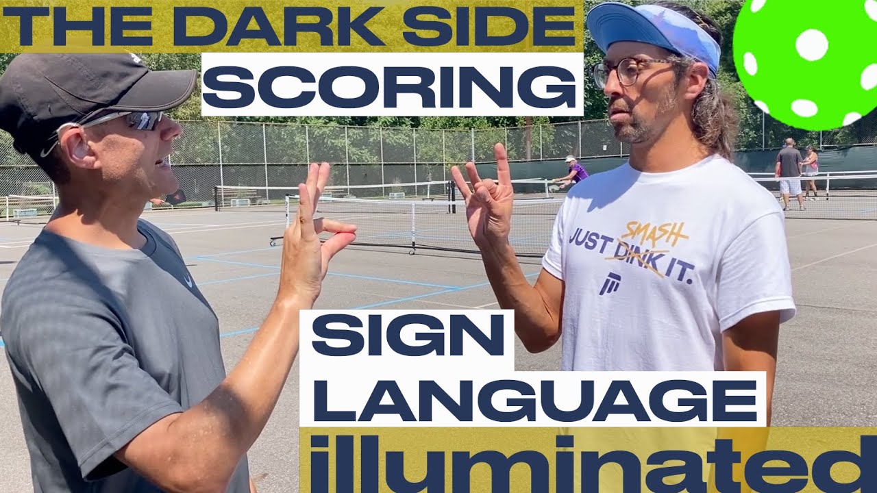 PICKLEBALL SCORING in SIGN LANGUAGE • Episode 21 • Josh's Dark Side of ...
