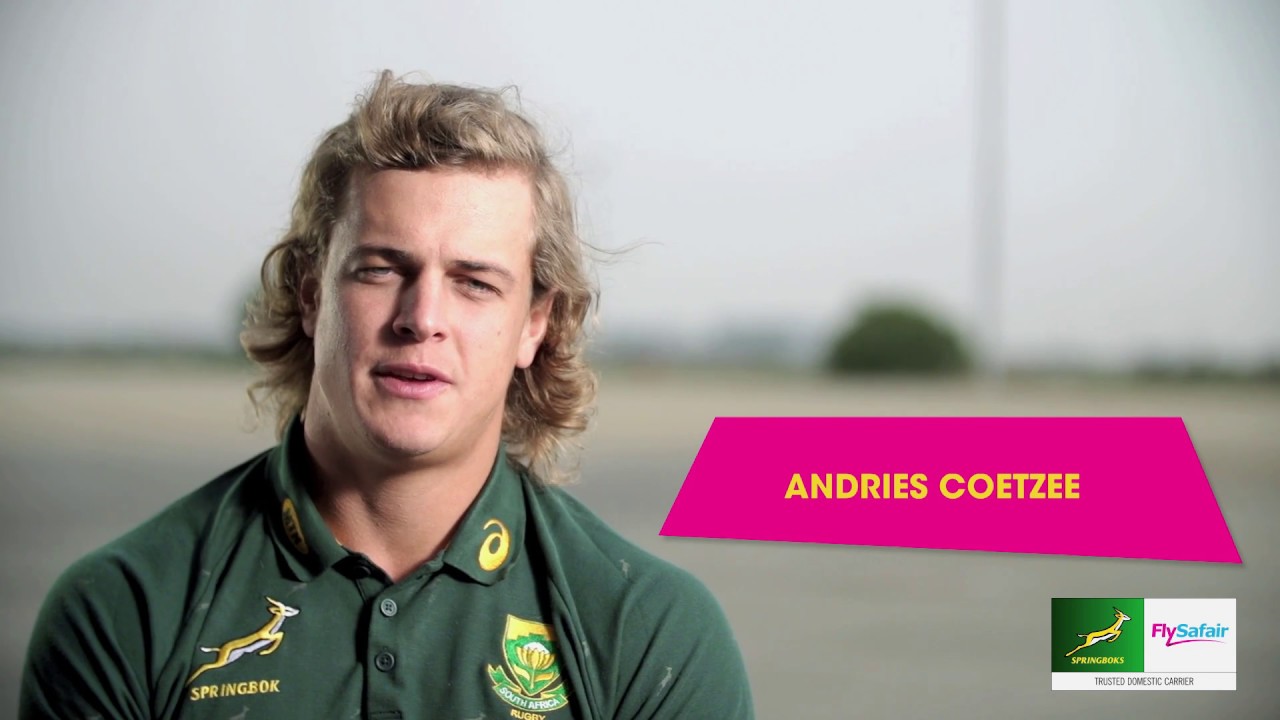 We Love The Boks - ANDRIES COETZEE - YouTube