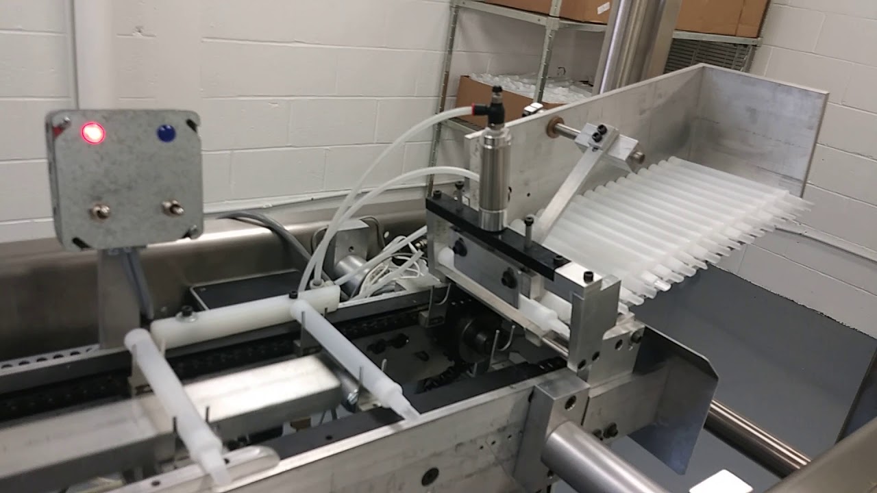 Plastic tube assembly machine finished. - YouTube