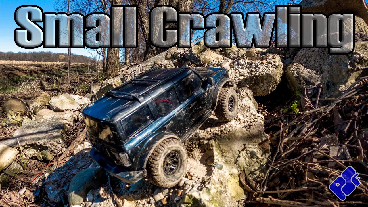 New Mini RC Crawler Course First Look with a Stockish TRX4M! - YouTube