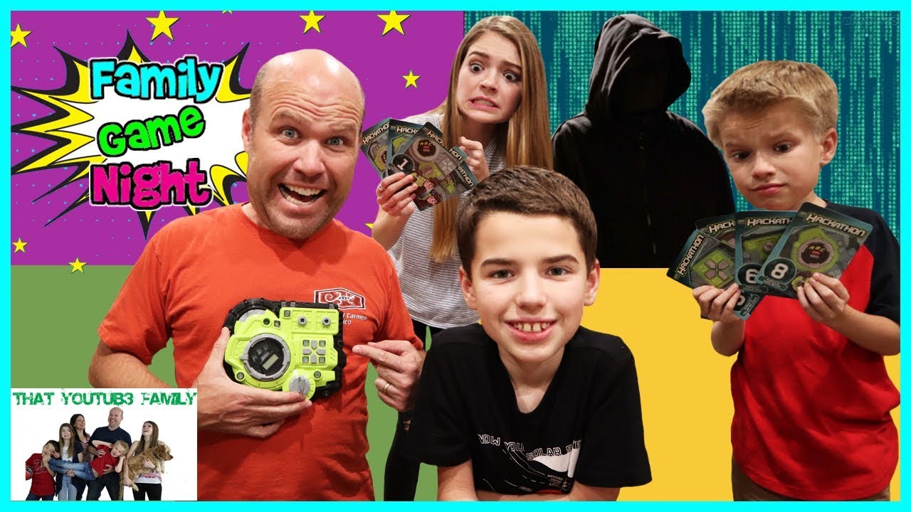 HACKATHON Family Game Night SECRET SPY GAME / That YouTub3 Family - YouTube