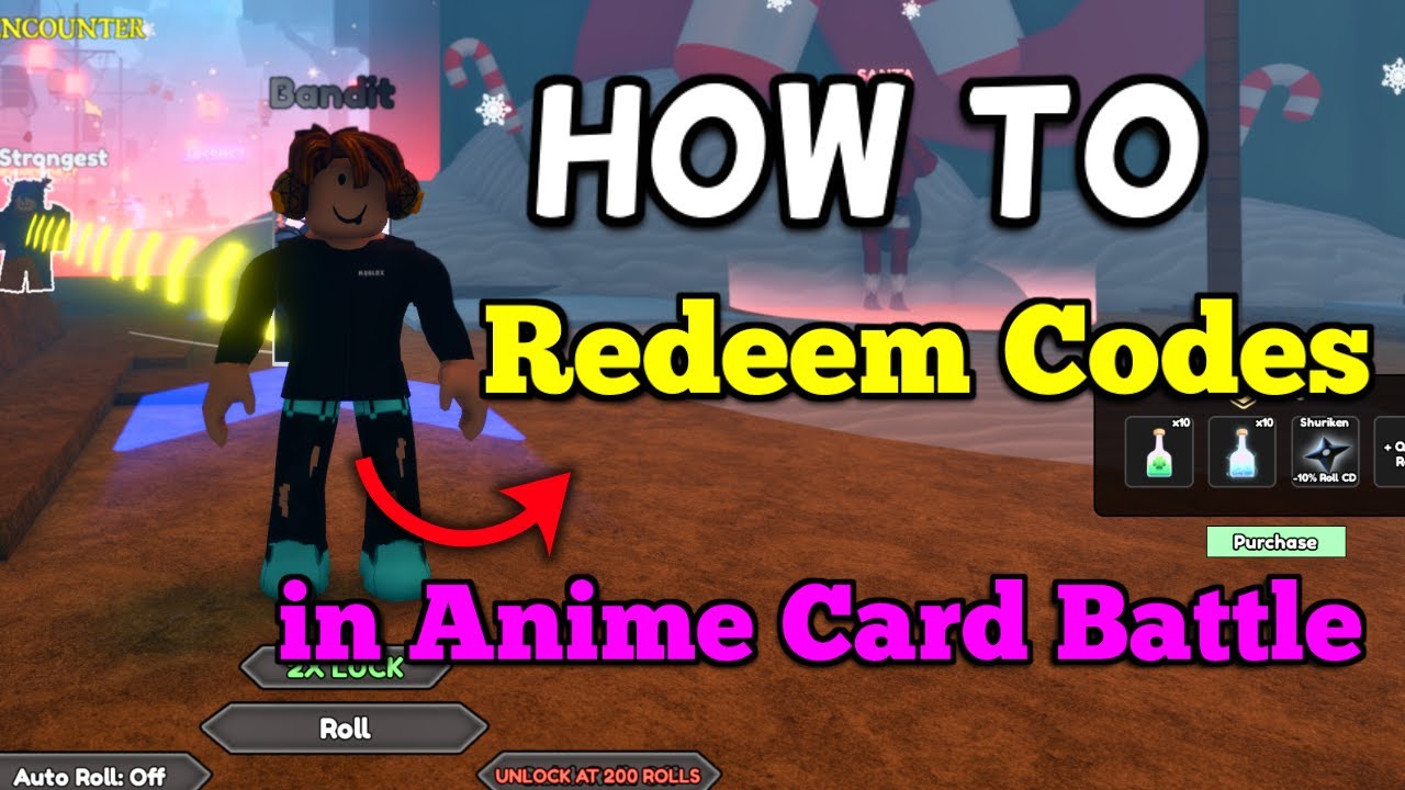 How To Redeem Codes in Anime Card Battle Roblox - Full Guide - YouTube