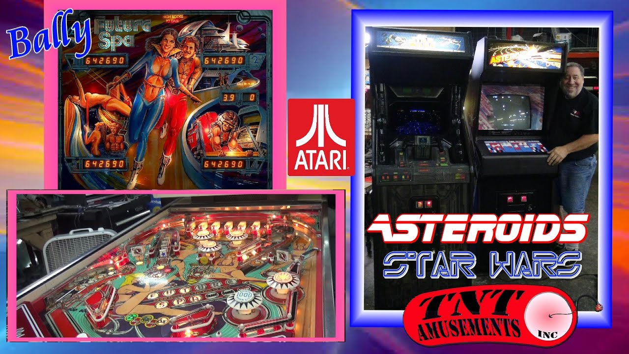 #1188 Bally FUTURE SPA Pinball-Atari STAR WARS-ASTEROIDS--TNT ...