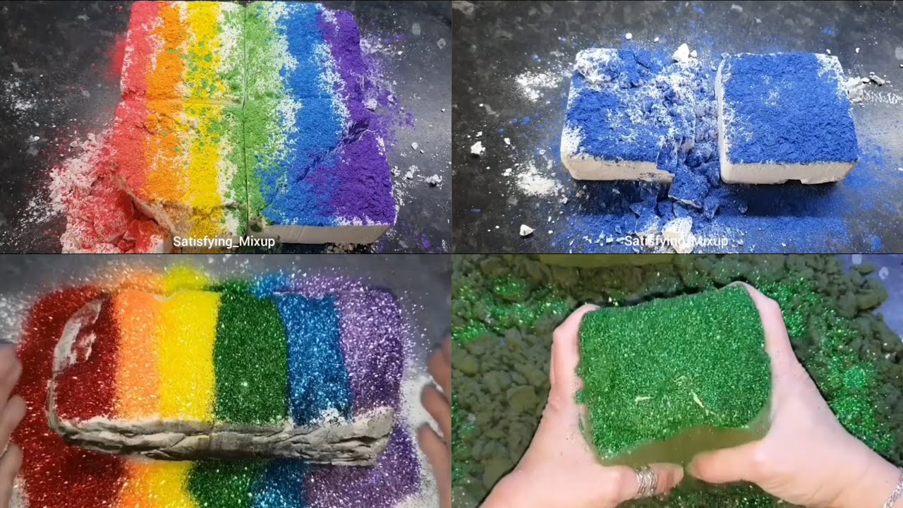 30 BLOCKS OF COLORFUL GRITTY GYM CHALK & POWDERY BURNT FLORAL FOAM ...