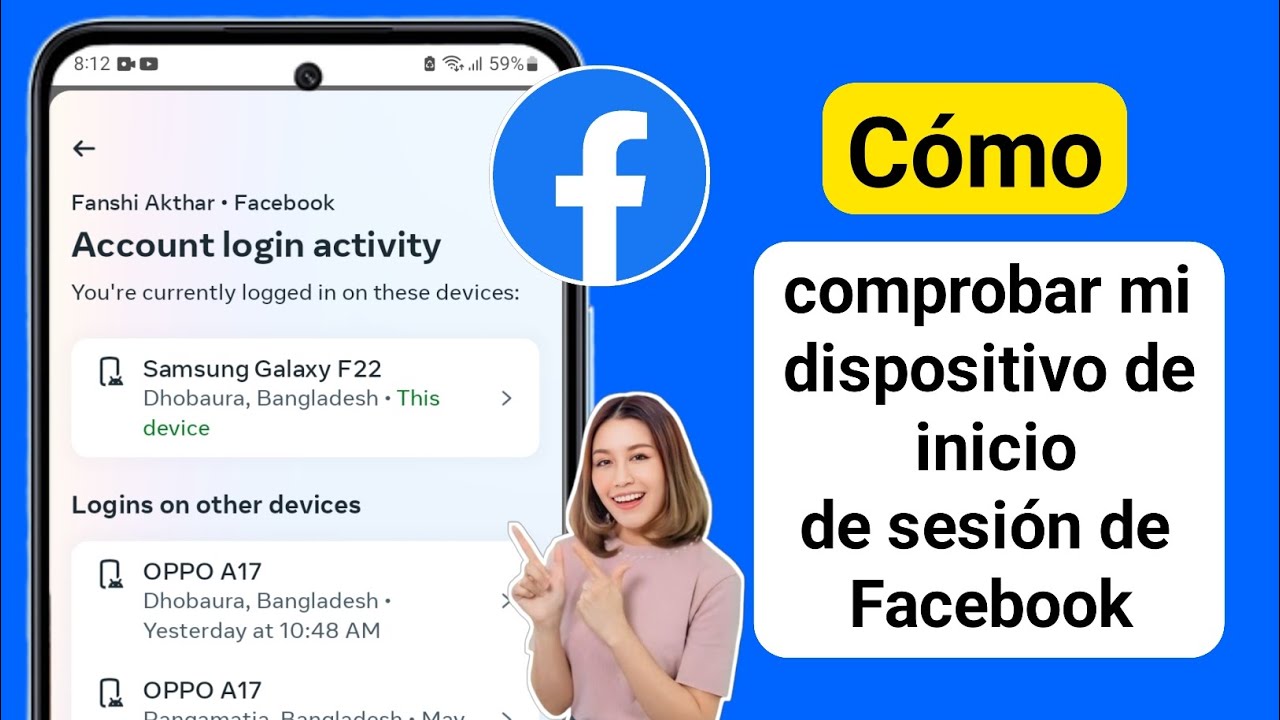 Cómo comprobar mi dispositivo de inicio de sesión de Facebook | Quién ...