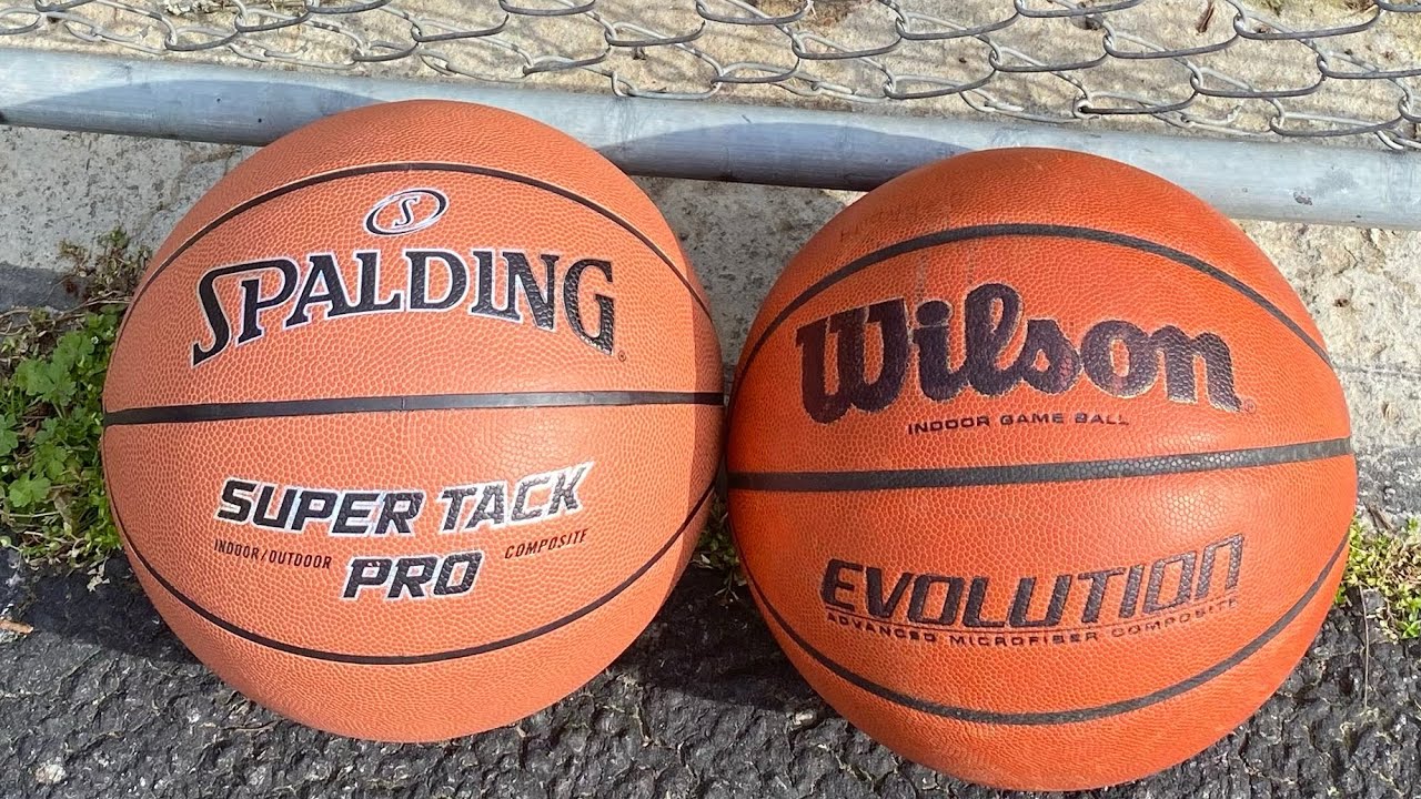 Wilson Evolution VS Spalding Super Tack Pro! - YouTube