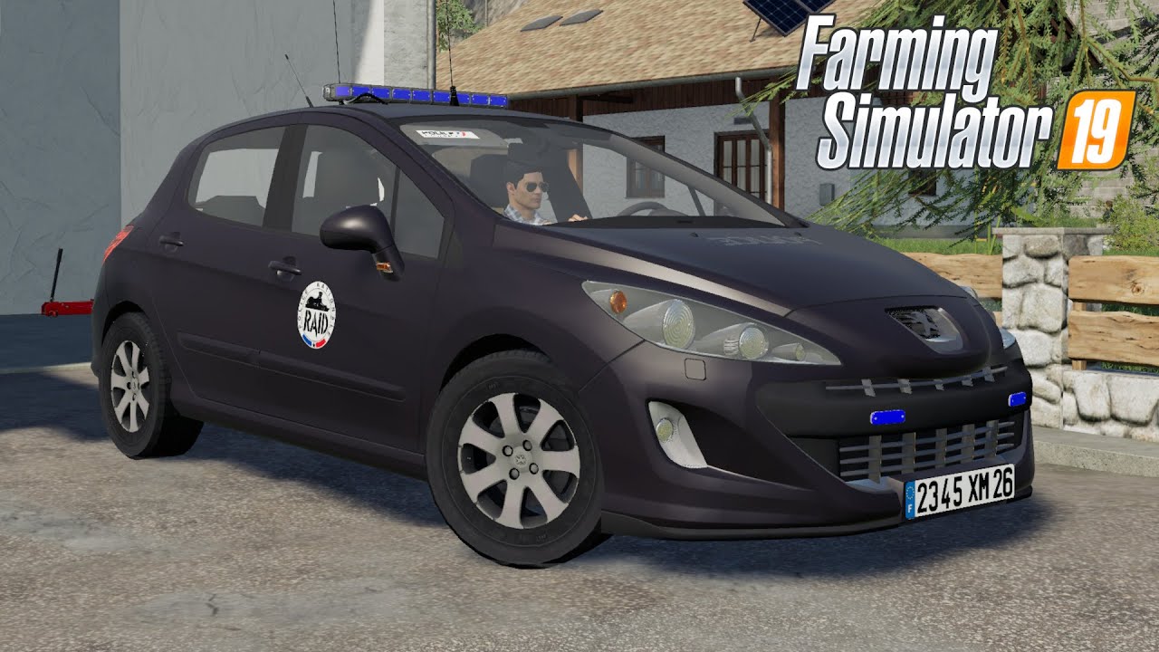 FS19 - Peugeot 308 RAID (Police) - Car mod for Farming Simulator 2019 ...